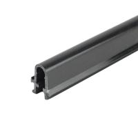 Quality High Strength Abs Plastic Strips Black Channel PVC Trim Strip for sale