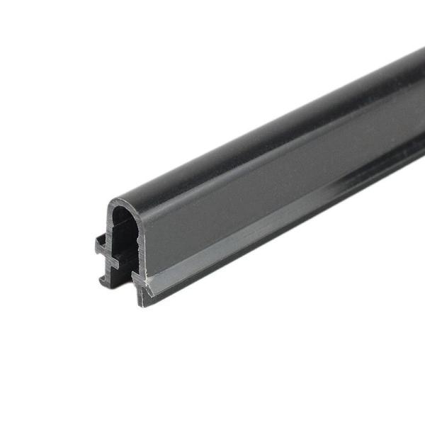 Quality High Strength Abs Plastic Strips Black Channel PVC Trim Strip for sale