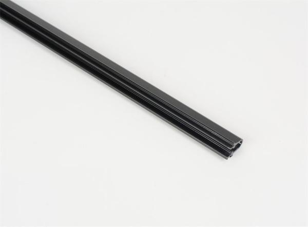 Quality High Strength Abs Plastic Strips Black Channel PVC Trim Strip for sale