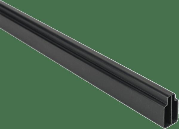 Quality High Strength Abs Plastic Strips Black Channel PVC Trim Strip for sale