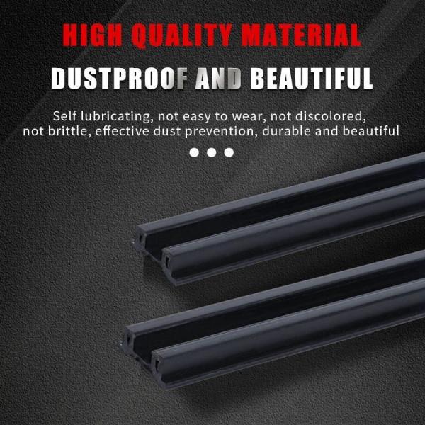Quality 5mm To 1000mm ABS Profile ASA Profile PE Extrusion Plastic Wear Strip Abrasion for sale