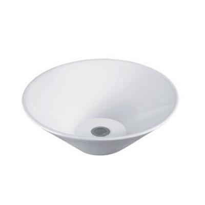 China Round Sanitary Ware Ceramic White Color Countertop Art Basin Bathroom Sinks Wash Basin for sale