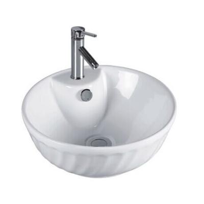 China Countertop Mounting Ceramic Sinks Sanitary Ware Rectangular Art Basin Bathroom Wash Basin for sale