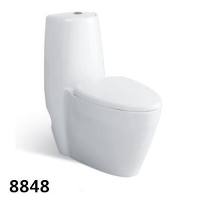 China Hot Sale in Mid-east Bathroom Ceramic S-trap 250/300mm Washdown One-piece Toilet for sale