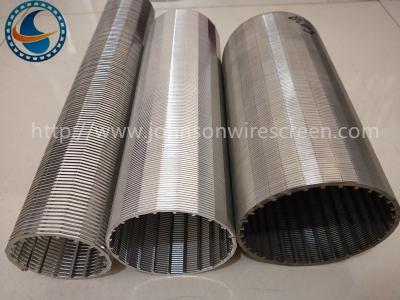 Pantalla de alambre de acero inoxidable de la ranura 0.6m m 304 Johnson V para el agua bien