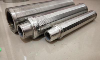 China 89mm Edelstahl Vee Wire Filter Screen Customised für Flüssigkeit zu verkaufen