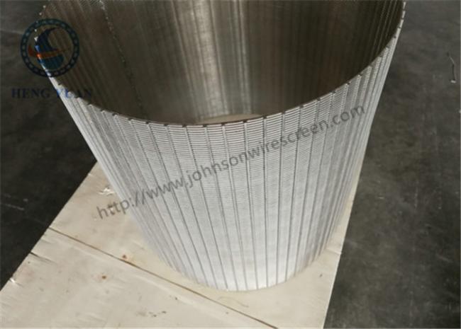 SS 316L Wedge Wire Sieve Filter close-up detail