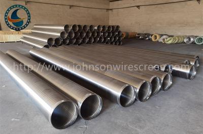 Cina 202 scanalatura continua dell'acciaio inossidabile 6-5/8» Vee Wire Screen Johnson Type in vendita
