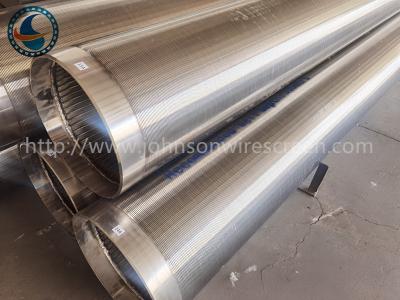 202 roestvrij staal 6-5/8“ Vee Wire Screen Johnson Type Ononderbroken Groef