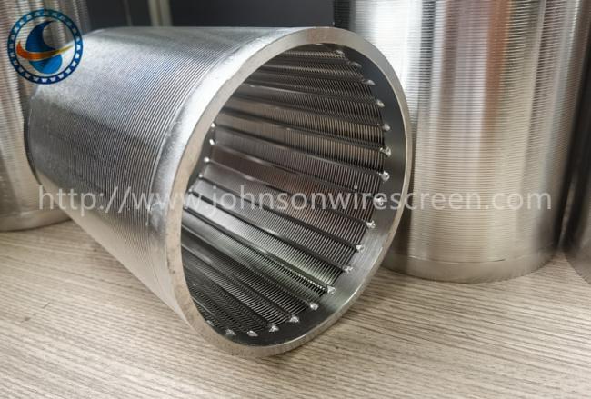 SS304 Rod Based Continuous Slot Wedge Wire Screen Pipe product photo