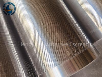 China Ununterbrochener Schlitz des Schlitz-304 Edelstahl #30 Rohr Brunnenfilter Wasser 10-3/4“ zu verkaufen