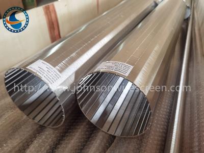 China Hastelloy C276 Vee Wire Filter Screen Od100mm Surface Profile for sale