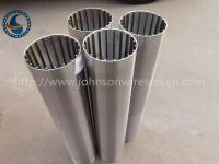 China 20 Micron Slotted Wedge Screen Filter Separates One Material From Another for sale