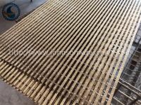 China High Efficiency Linear Wedge Wire Screen Non Slip Spotted for sale