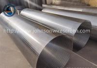 China Profile Wire Continuous Slot Wedge Wire Screen Filter for sale