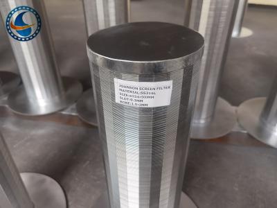 Cina Tubo del filtro per pozzi dell'acqua del cavo ss 316l del cuneo scanalato per Sugar Mills in vendita