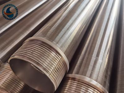 China Ss316l Od140mm Johnson Wedge Wire Screens With Threaded Ends for sale