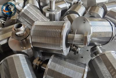 China Wickeldrahtschirm 304 Edelstahl Filterdüsen OD 53mm zu verkaufen