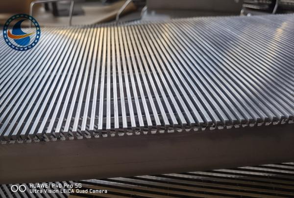 Ss 316l Wedge Wire Screen Panels Welding Slot Size 3.0mm Dutch Weave