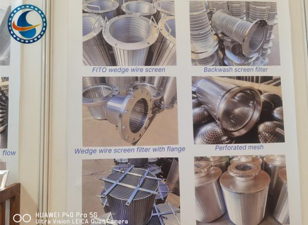 Ss 304 Wedge Wire Screen Filter For Wastewater Treatment