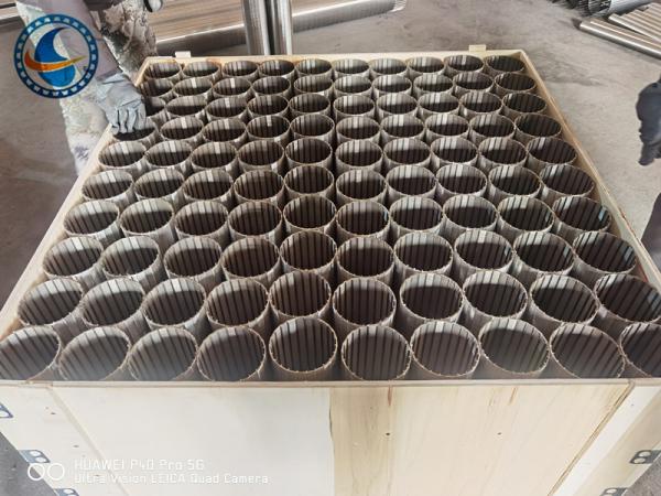 SS304 Continuous Slot Wedge Wire Screen Pipe