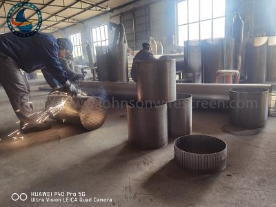 China Titanium 0,18 mm Schlitz Keildrahtschirm für die mechanische Filtration zu verkaufen