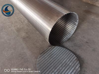 China Titanium 0,18 mm Schlitz Keildrahtschirm für die mechanische Filtration zu verkaufen