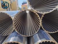 China Johnson Type Rod Based Continuous Slot Water Wire Screen for sale
