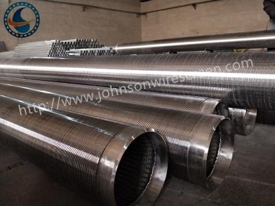 China Öl-Gas-Edelstahl-Wasser-Brunnenfilter-Rohr, Johnson Wedge Wire Screens zu verkaufen