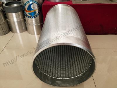 China Resistência personalizada de Johnson Vee Wire Screen Strong Corrosion de 20 entalhes à venda