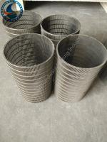 China Reverse Profile V Wire Screen / Rotary Drum Screen Full Welded Technique for sale