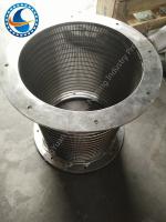 China Reverse Profile V Wire Screen / Rotary Drum Screen Full Welded Technique for sale