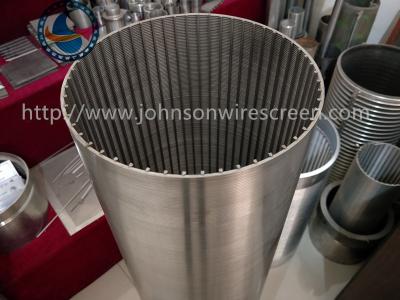 China Rod Based Tubular Wire Wrapped-het Scherm voor het Materiaal van het Keukenmachinesroestvrije staal for sale