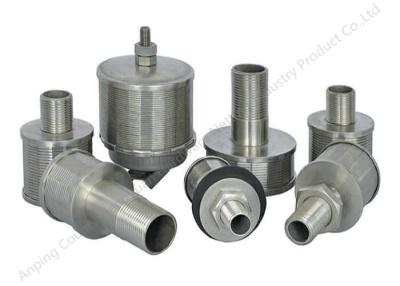 China Ss Wedge Wire Sand Water Screen Nozzle Stainer With Iso Certification for sale