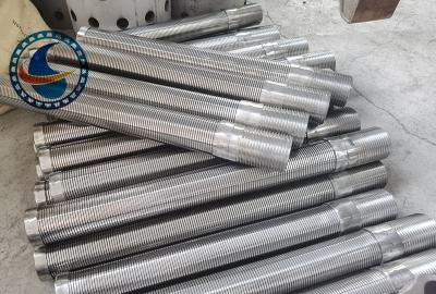 China SS304 Rod Based Continuous Slot Wedge Wire Screen Pipe for sale