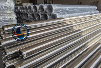 0.3mm Slot Wire Wrapped Screen Pipe Of SS316L For Oil Wells