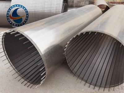 China SS304 Vee Shaped Profile Wire Wedge Wire Screen Filter Pipe for sale