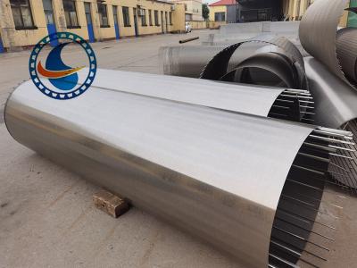 China SS304 Vee Shaped Profile Wire Wedge Wire Screen Filter Pipe for sale