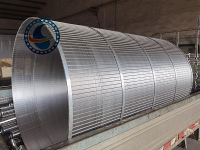 China SS304 Wedge Wire Rotary Screen 1008mm Diameter for Wastewater for sale
