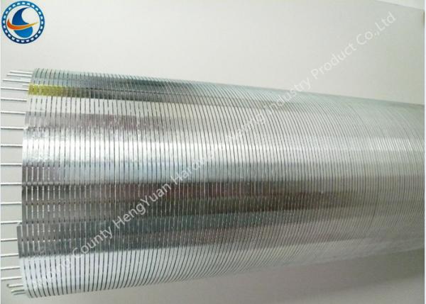SS304 Continuous Slot Wedge Wire Screen Pipe