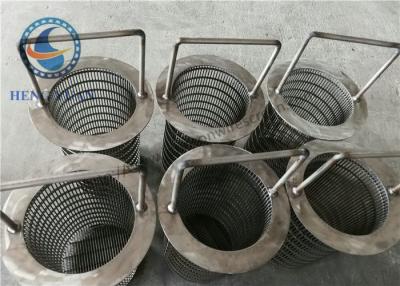 China High Precision Wire Wound Screen Drum Wire Cylinder Basket For Dewatering Systems for sale