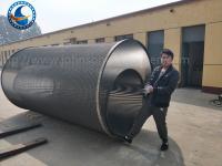 China Large Roary Drum Screen Wedge Wire Cylinder Screen Filter For Solid Filtration for sale