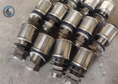 China Hastelloy Water Filter Nozzle Wedge Wire Screen Pipe Strainer using for sale