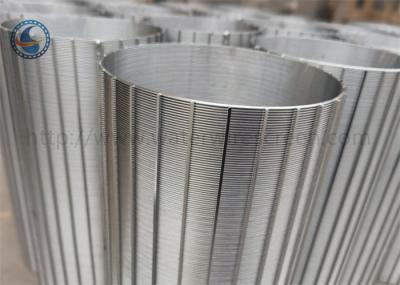 Cina Cilindro dello schermo del cavo di Johnson Vee della scanalatura avvolta dell'acciaio inossidabile 321 per il filtro in vendita