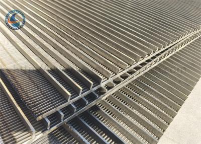 China Johnson Slot 60 Vee Wire Filter Screen Panels Sieve Bend Screen for sale
