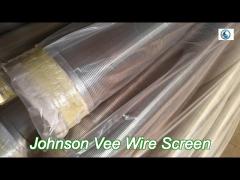 low carbon galvanized johnson vee wire screen 8-5/8