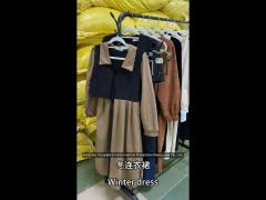 elegant used skirts polyester cotton winter long dress tassel 2nd hand mix color
