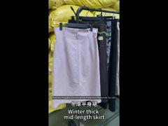 clean 95% women's winter used clothes second hand skirt mixed colors mixed sizes