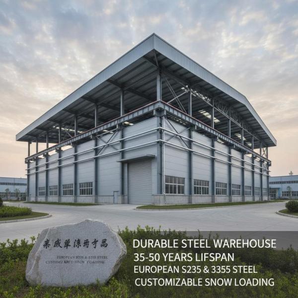 Quality Carbon Steel Structure Warehouse Customized Metal Building Warehouse Commercial for sale