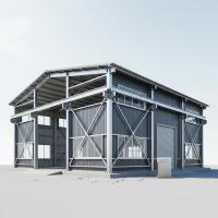 Quality Low Maintenance Steel Framed Buildings Modern Prefabricated Metal Buildings for sale